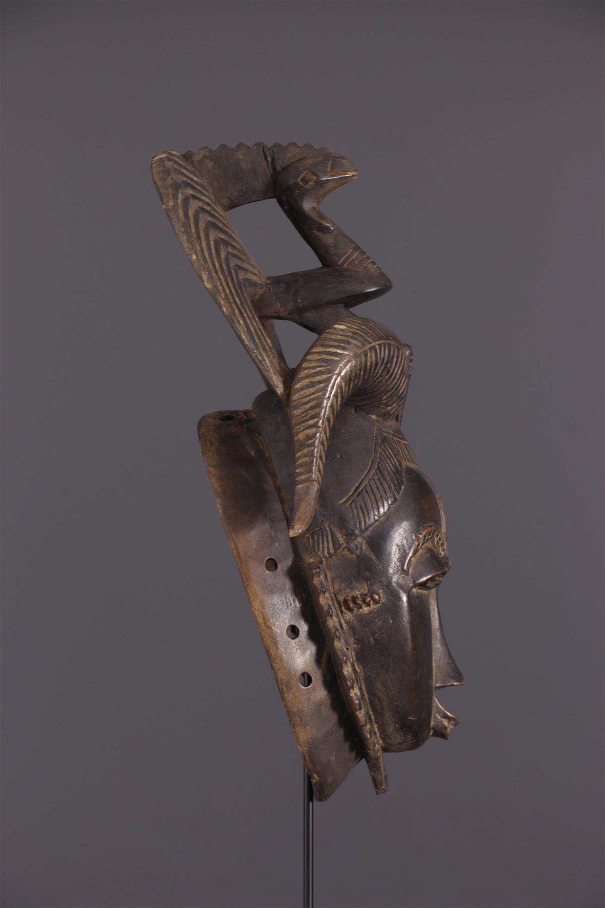 Masque Lomane (24580) - Masque africain Yohouré - Art africain