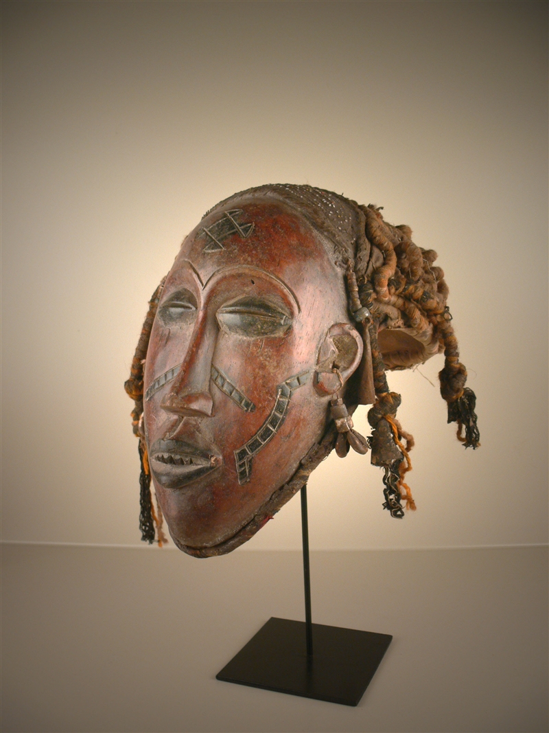 Chokwe Pwo Mask (2493) - African mask, tribal art, primitive art