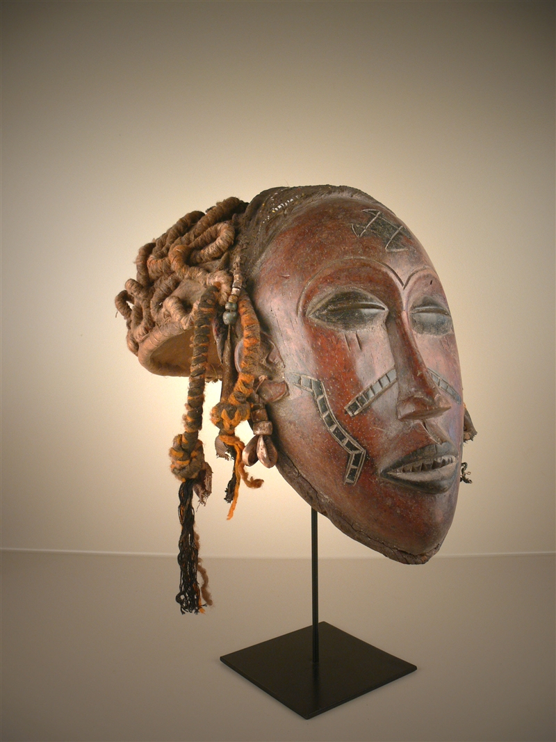 Chokwe Pwo Mask (2493) - African mask, tribal art, primitive art