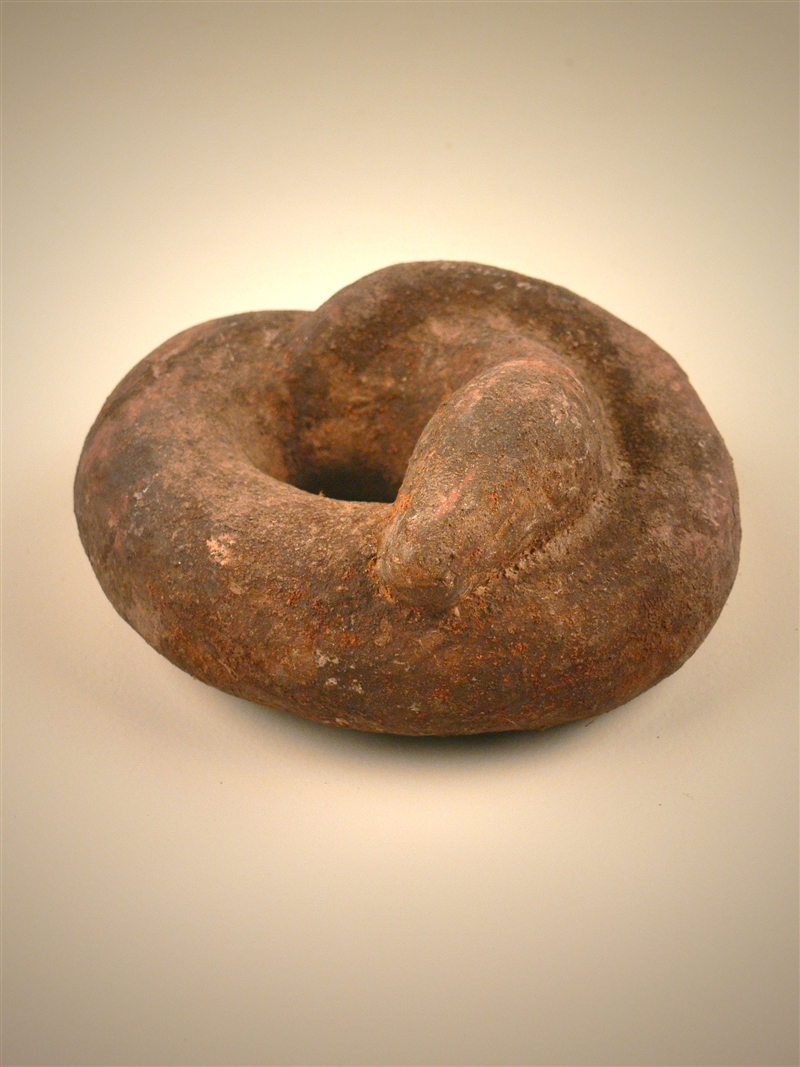 Djenne Snake Statue (2504) - Terracotta, jar, amphora, funerary urn