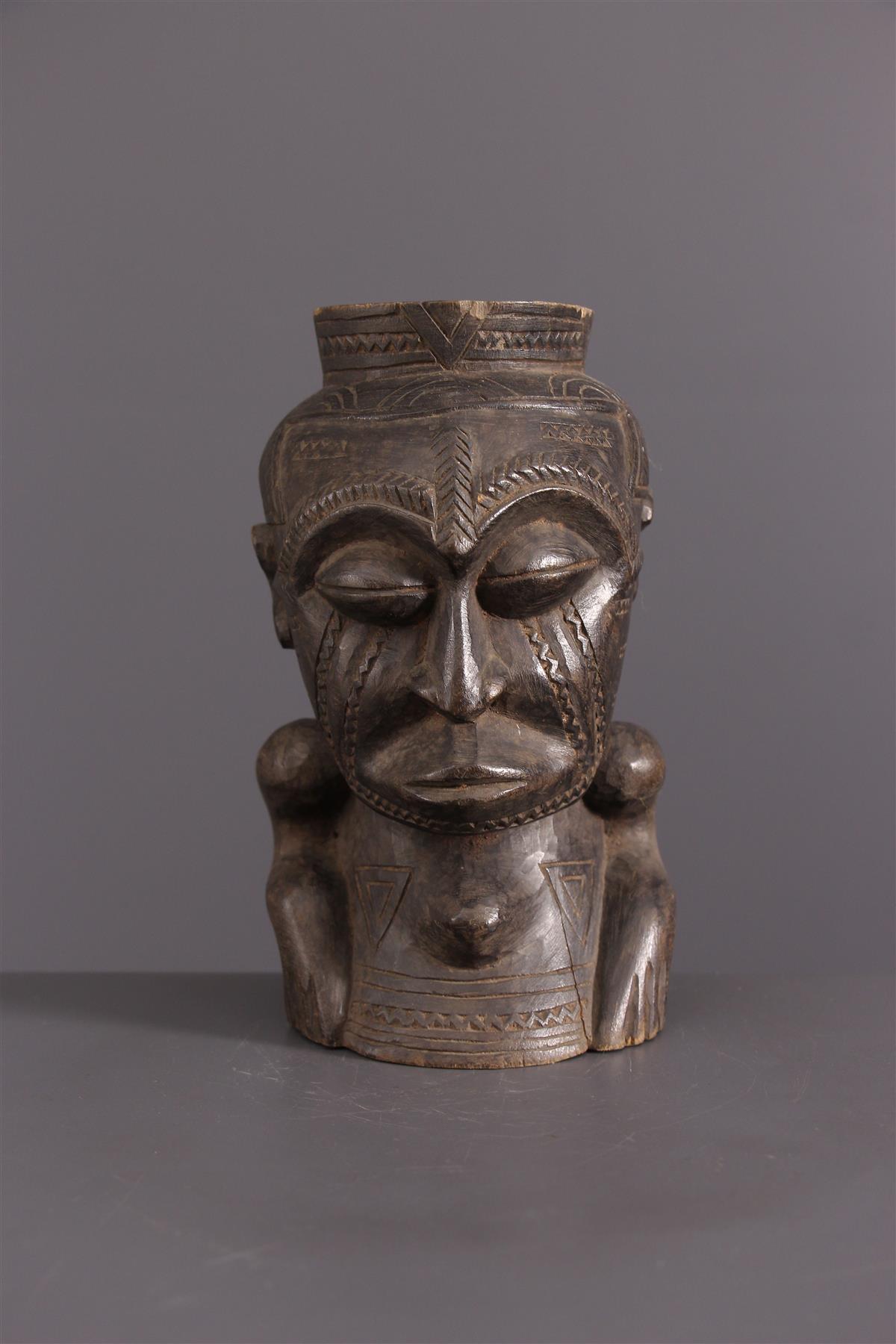 Gobelet Kuba (25378) - Jarres, amphores, pot Kuba - Art africain