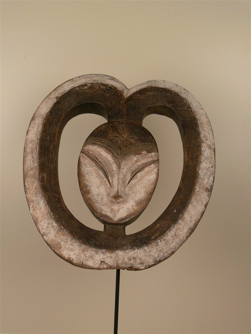 Kwele Ekuk Mask (2547) - African mask, tribal art, primitive art