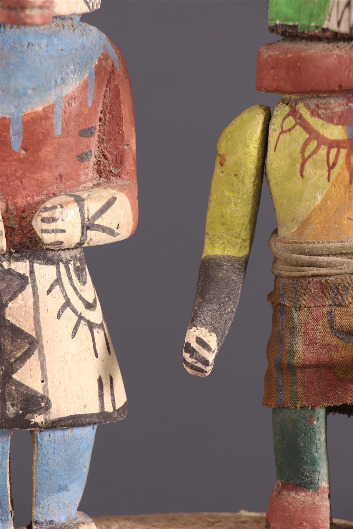 Poupées Katsinam (25614) - Statues africaines Hopi - Art africain