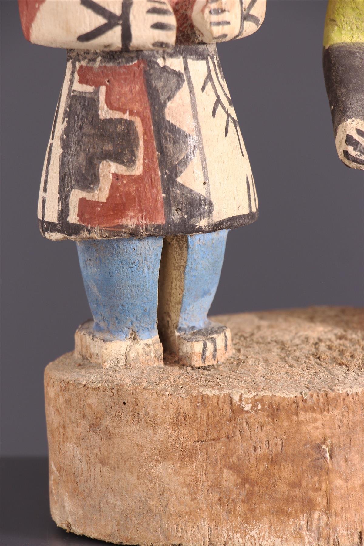 Poupées Katsinam (25614) - Statues africaines Hopi - Art africain