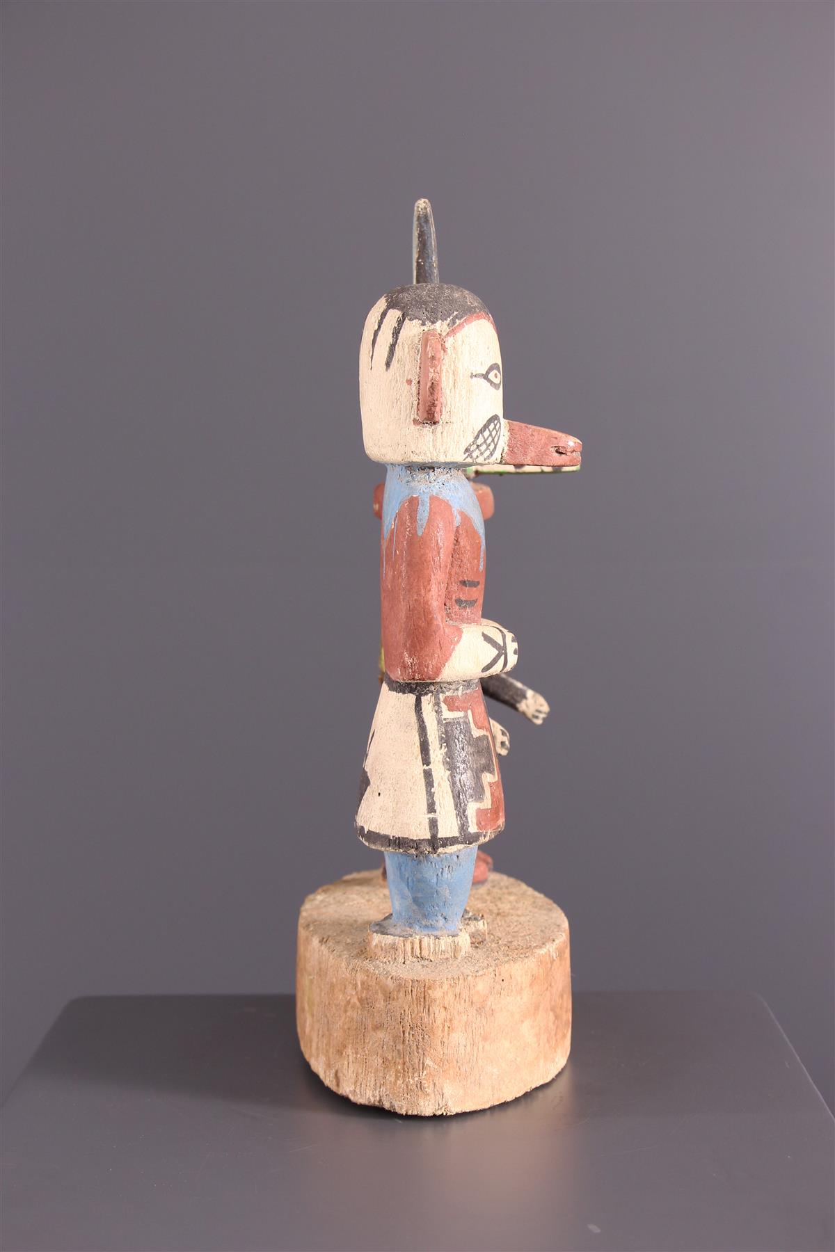 Poupées Katsinam (25614) - Statues africaines Hopi - Art africain