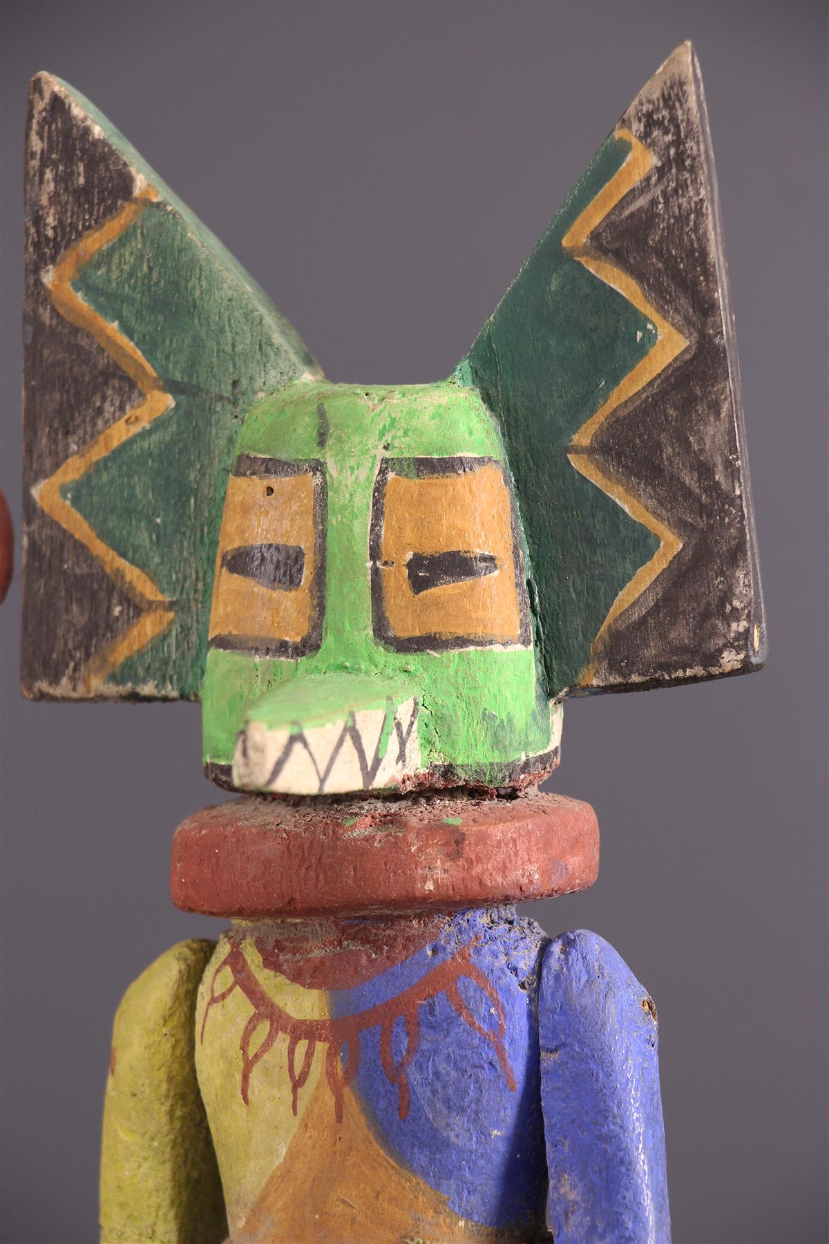 Poupées Katsinam (25614) - Statues africaines Hopi - Art africain