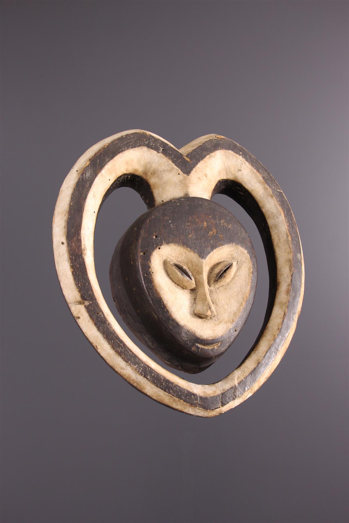 Masque Kwele (25791) - Masque africain Kwele - Art africain