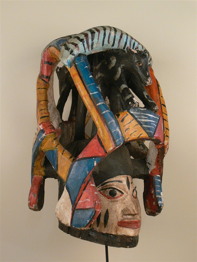 Yoruba Gelede Mask (2602) - African mask, tribal art, primitive art
