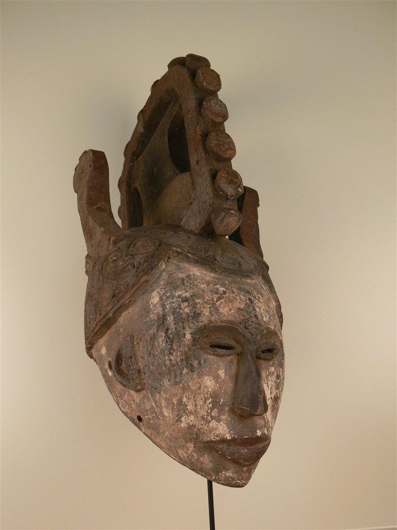 Igbo Agbogho Mmuo Mask (2624) - African mask, tribal art, primitive art