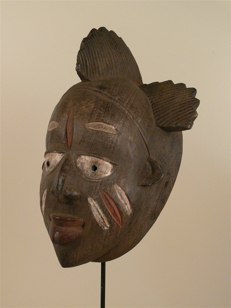 Yoruba Mask (2644) - African mask, tribal art, primitive art