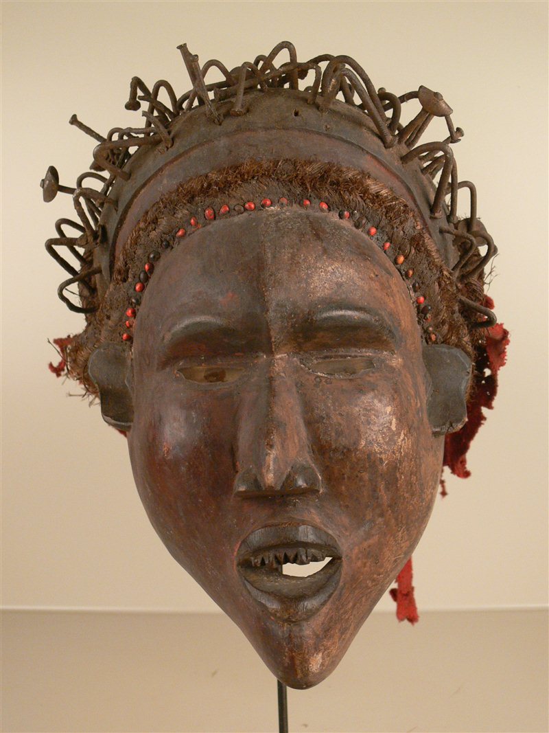 Kongo Mask (2656) - African mask, tribal art, primitive art Kongo