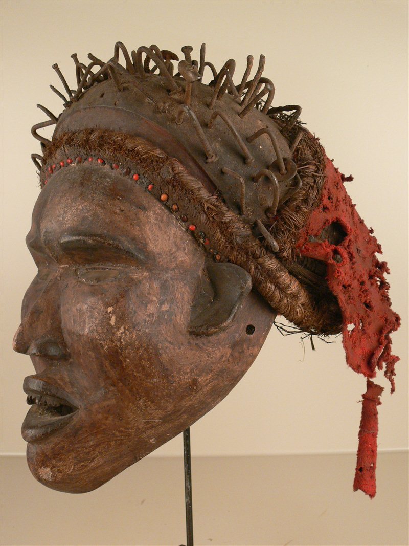 Kongo Mask (2656) - African mask, tribal art, primitive art Kongo