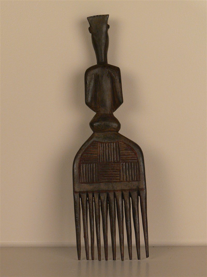 Chokwe Comb (2674) - Comb Chokwe - African art RDC