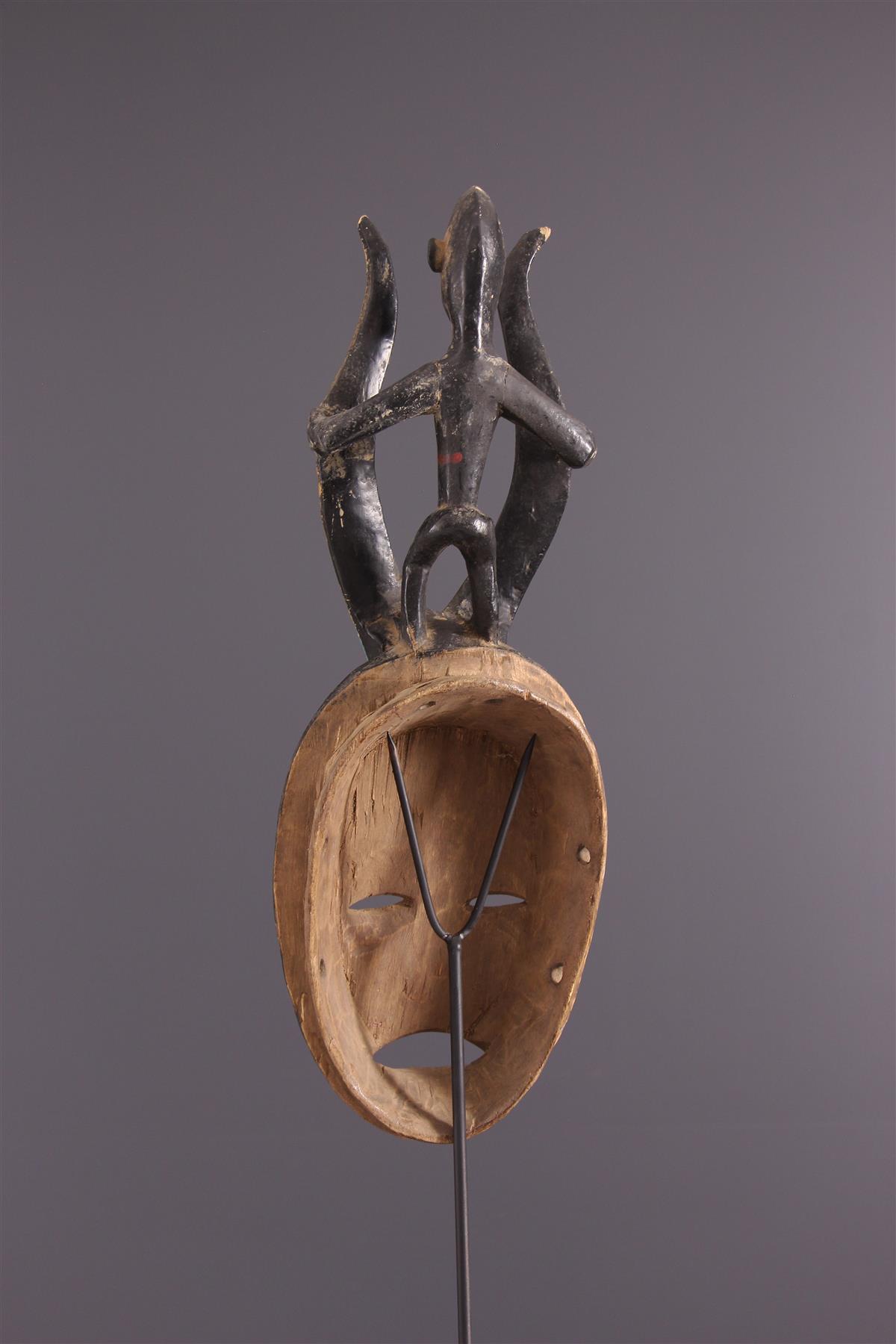 Masque Gouro (26927) - Masque africain Gouro - Art africain