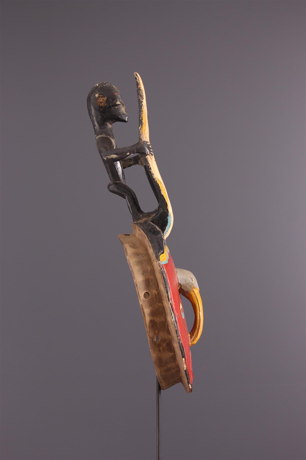 Masque Gouro (26927) - Masque africain Gouro - Art africain