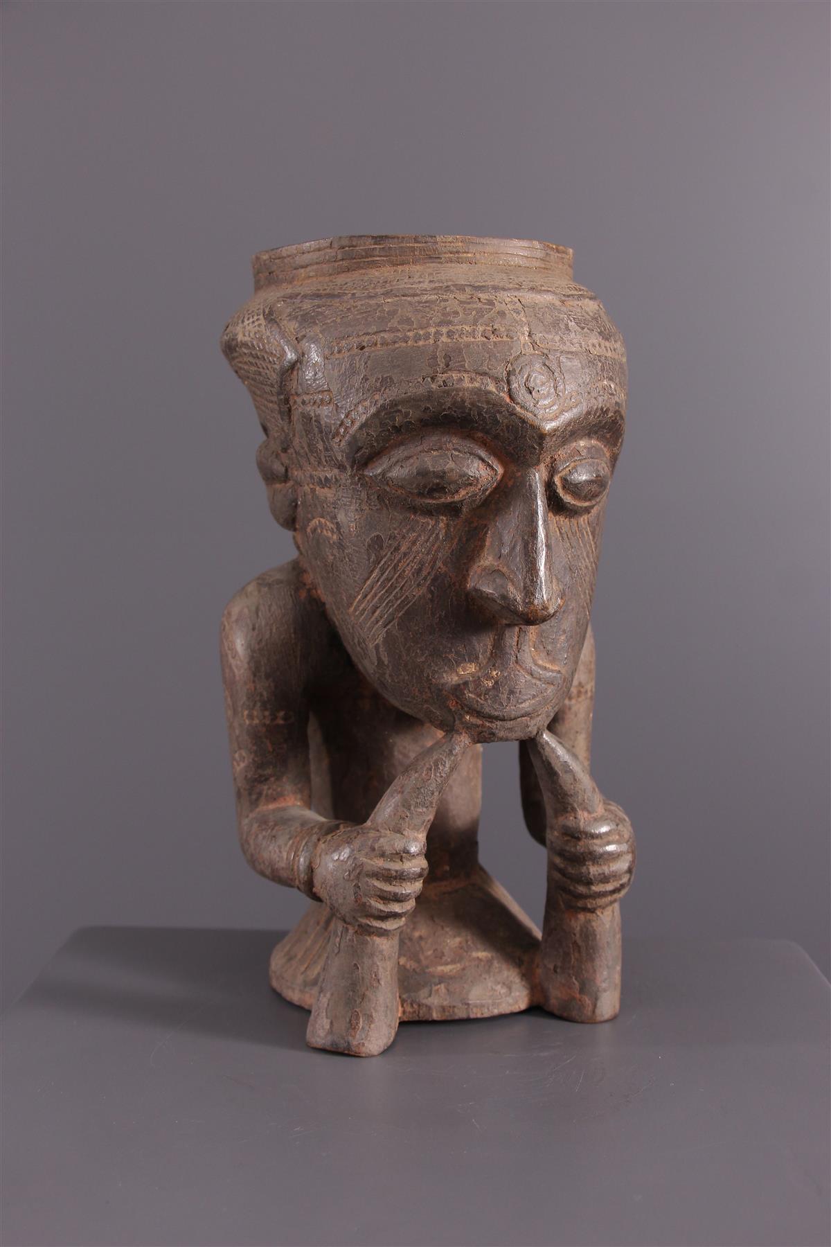 Coupe Kuba (27019) - Jarres, amphores, pot Lele - Art africain