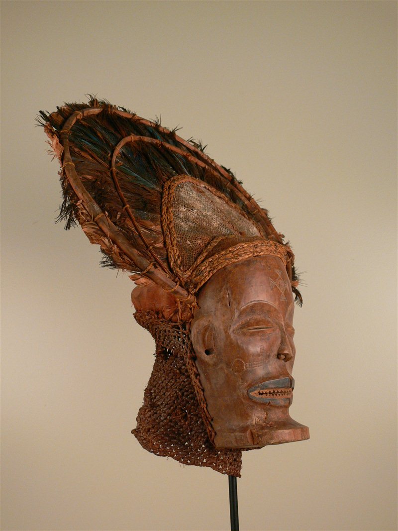 Chokwe Cihongo Mask (2722) - African mask, tribal art, primitive art