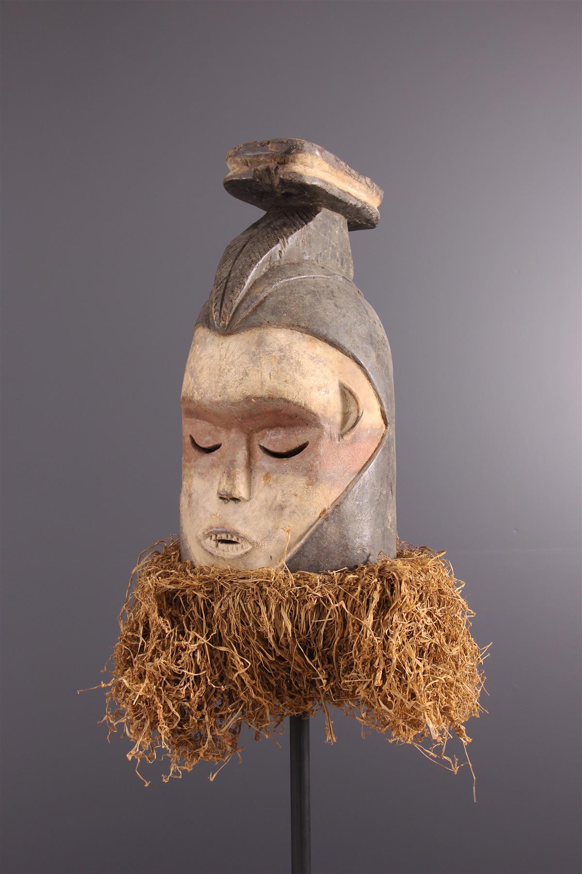 Masque Mbala (27245) - Masque africain Mbala - Art africain