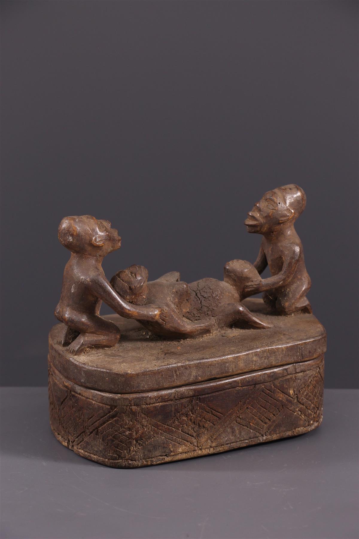 Boîte Sundi (27279) - Jarres, amphores, pot Yombe - Art africain