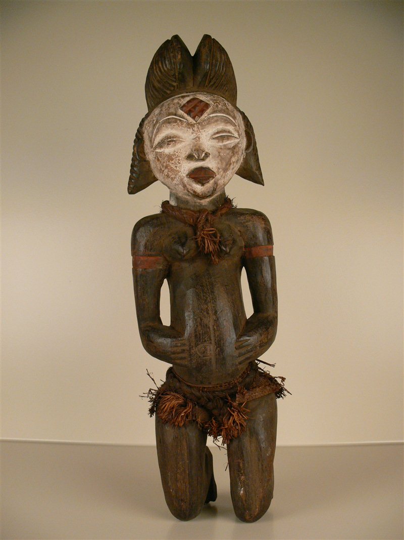 Punu Statue (2748) - African statues : tribal fetish, maternity