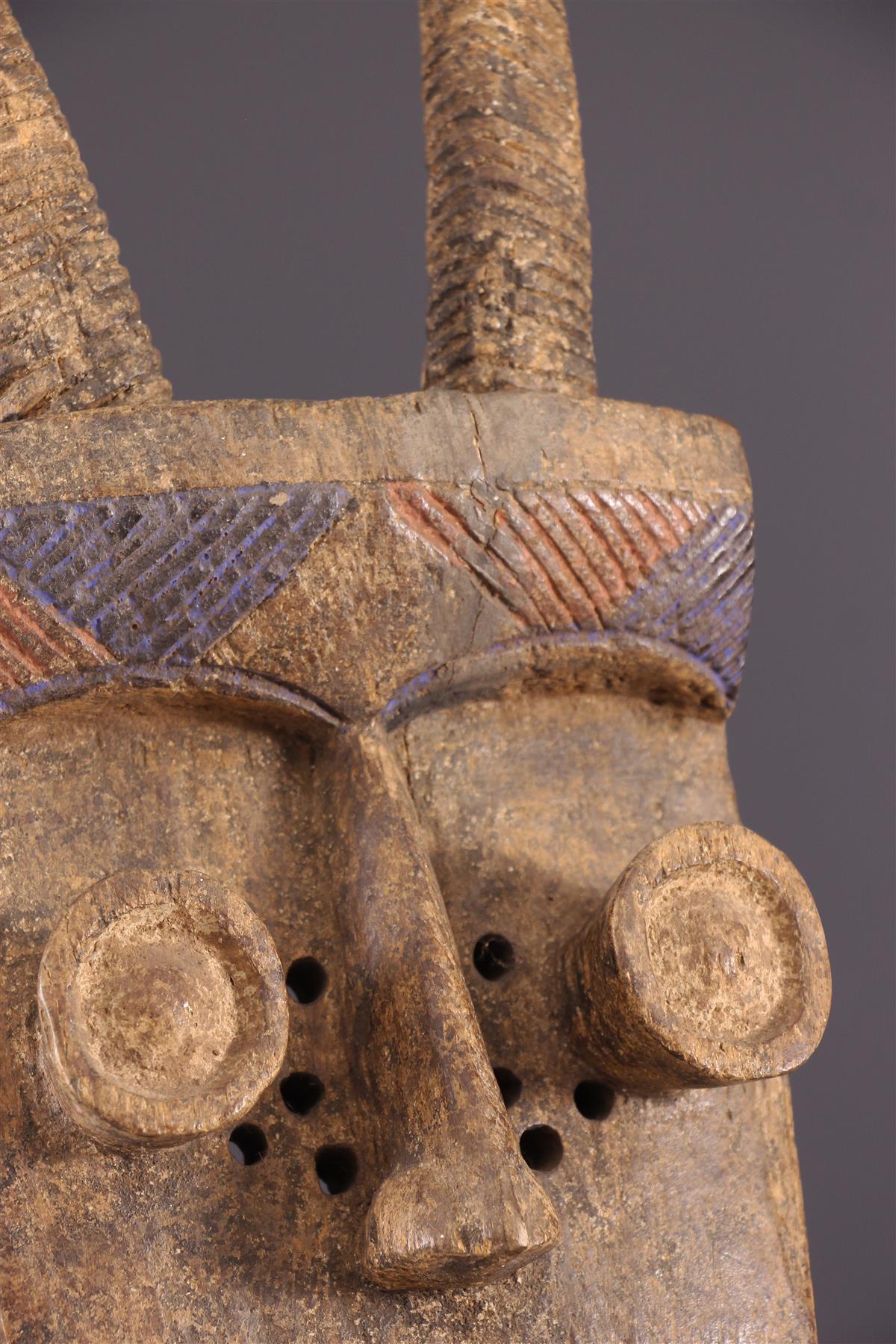 Masque Krou (27590) - Masque africain Kru - Art africain côte d'ivoire