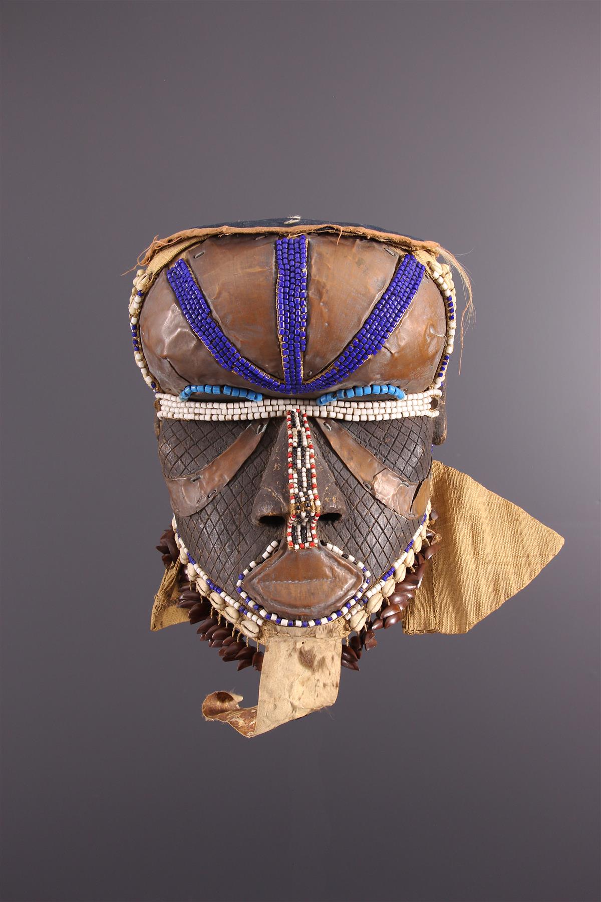 Masque Kuba (27889) - Masque africain Kuba - Art africain rdc ex zaire