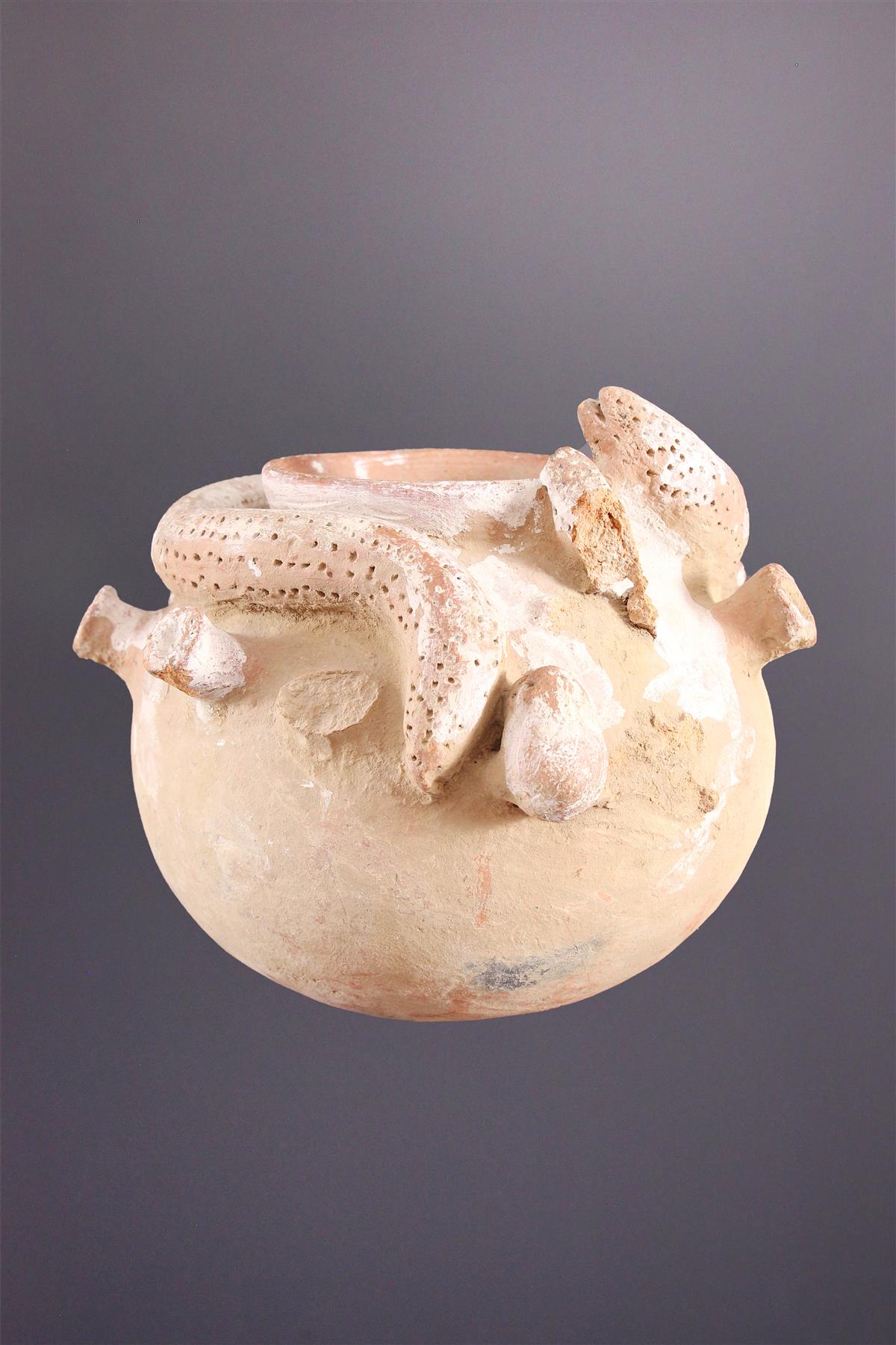 Pot Fon (28054) - Terre cuite, jarre, amphore, urne funéraire