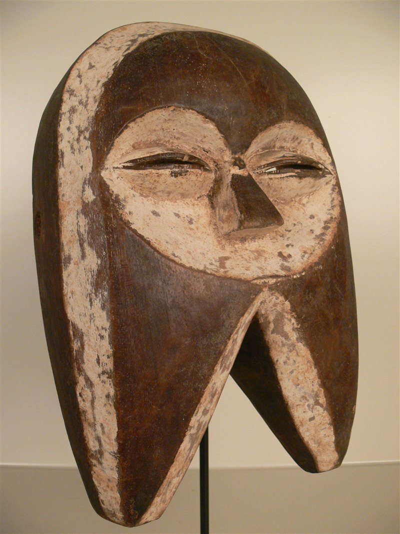 Kwele Mask (2809) - African mask, tribal art, primitive art Kwele