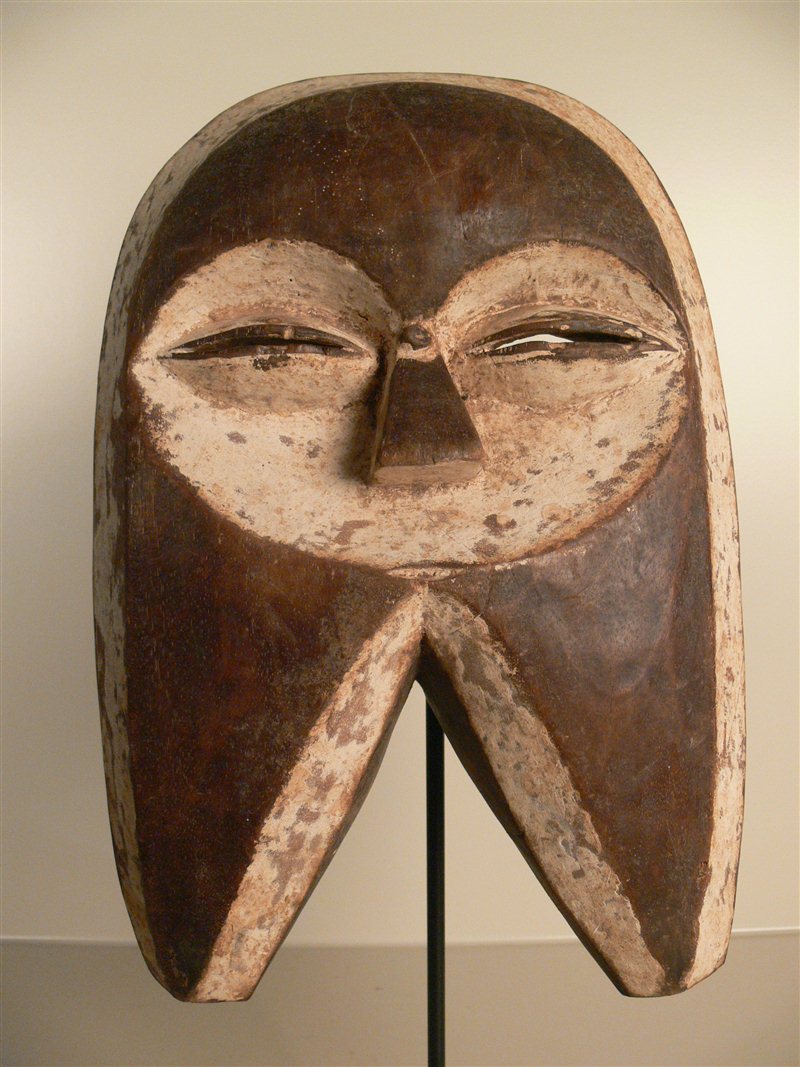 Kwele Mask (2809) - African mask, tribal art, primitive art Kwele