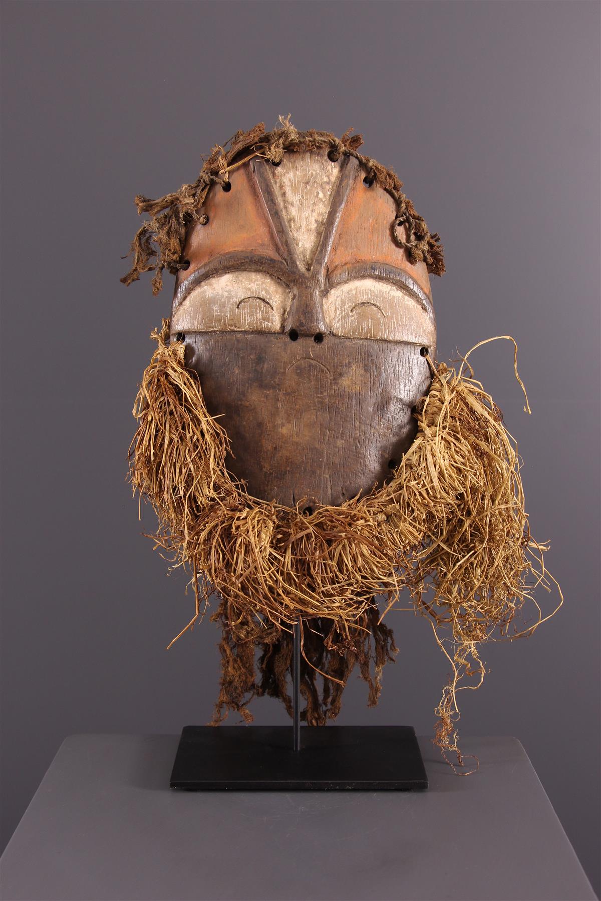Masque Mbole (28220) - Masque africain Mbole - Art africain