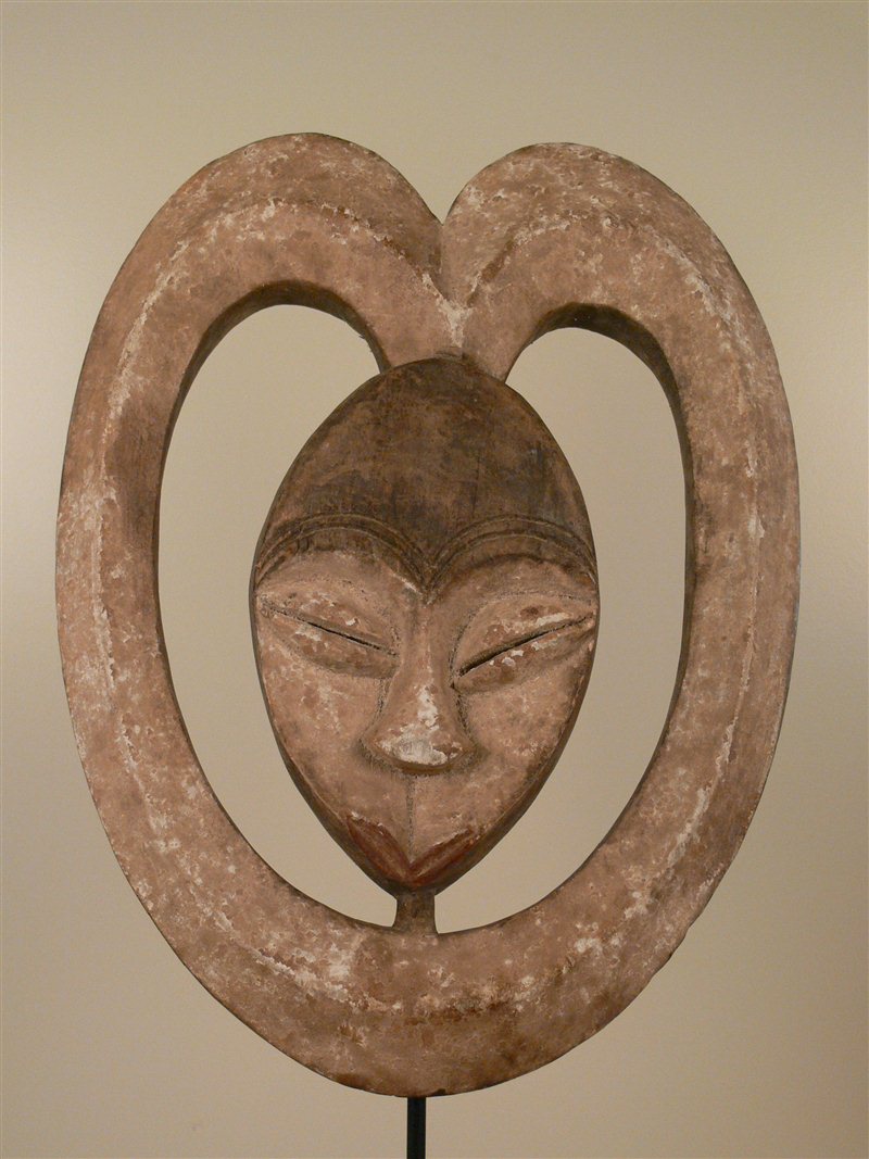 Kwele Ekuk Mask (2827) - African mask, tribal art, primitive art