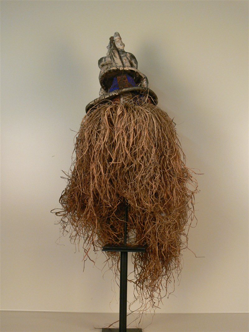 Yaka Mask (2837) - African mask, tribal art, primitive art Yaka