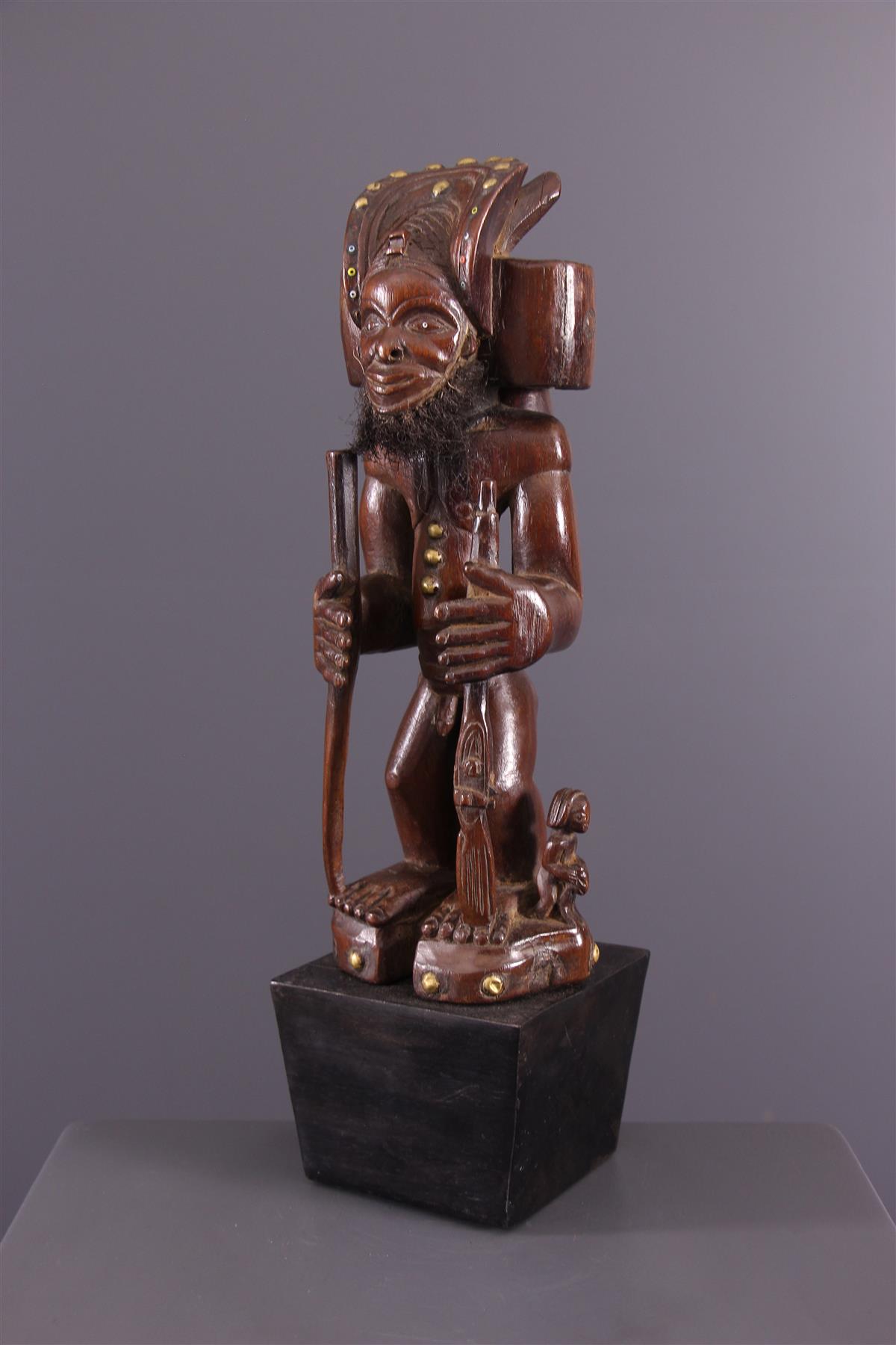 Statue Chokwe (28410) - Statues africaines Chokwe - Art africain