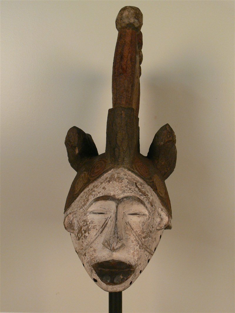 Igbo Agbogho Mmuo Mask (2843) - African mask, tribal art, primitive art