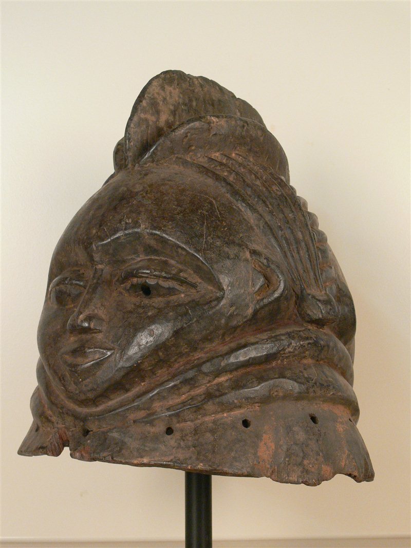 Mendé Helmet (2845) - African mask, tribal art, primitive art