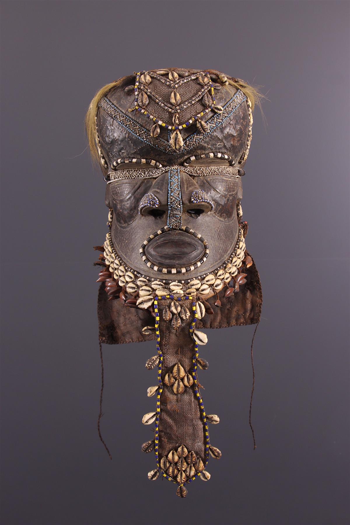 Masque Kuba (28475) - Masque africain Kuba - Art africain rdc ex zaire