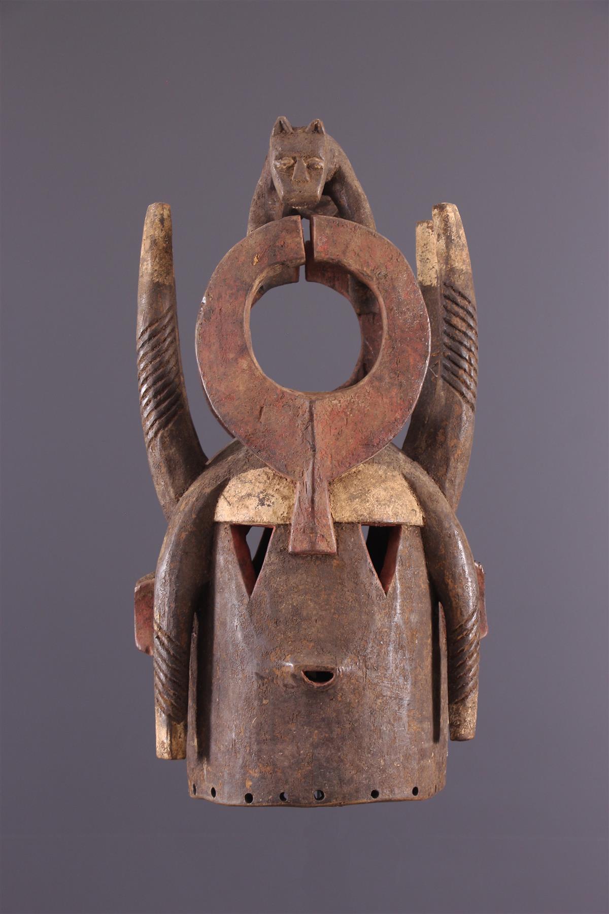 Masque Jukun (28557) - Masque africain Jukun - Art africain