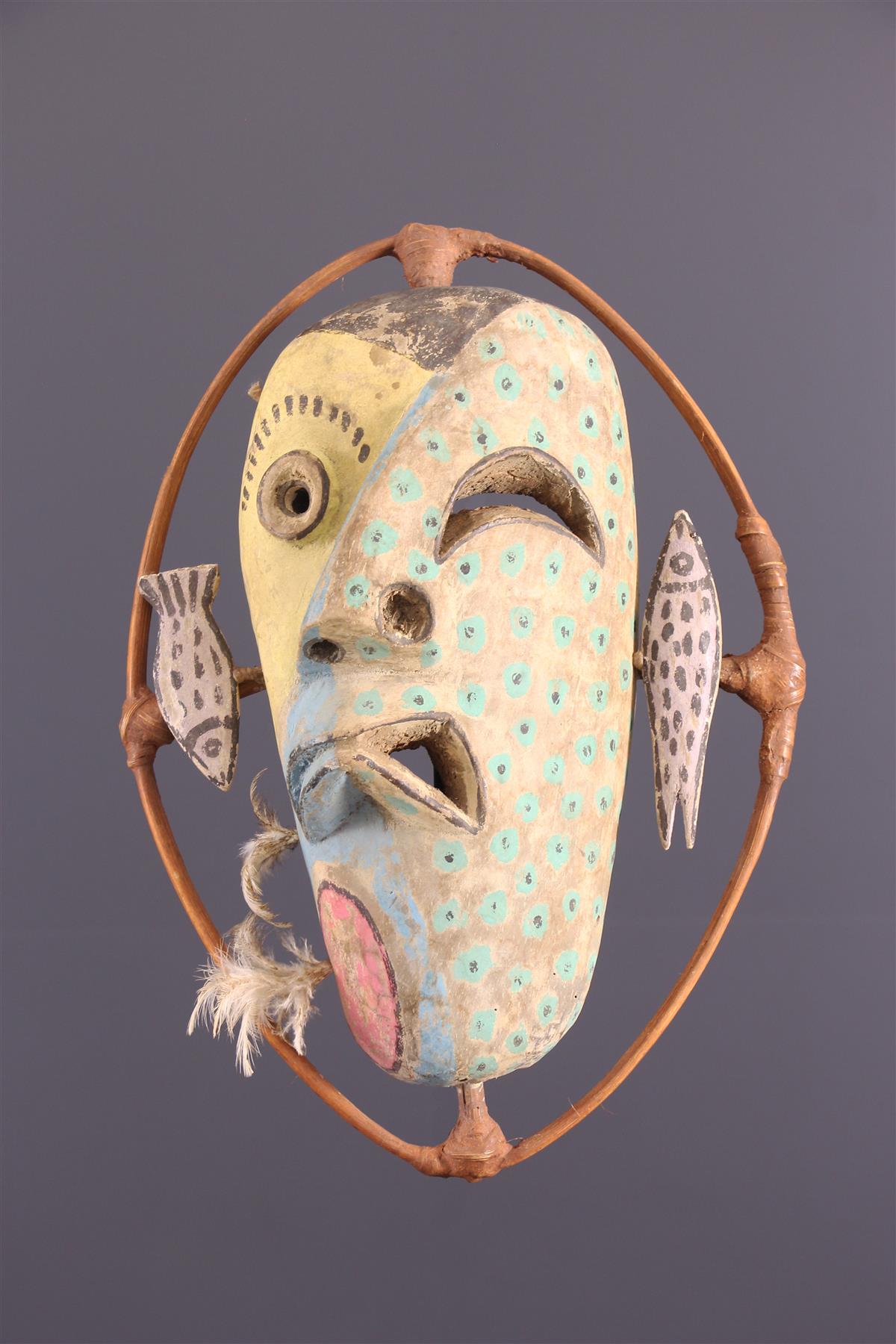 Masque Yupik (28614) - Masque africain Yupik (Esquimau) - Art africain