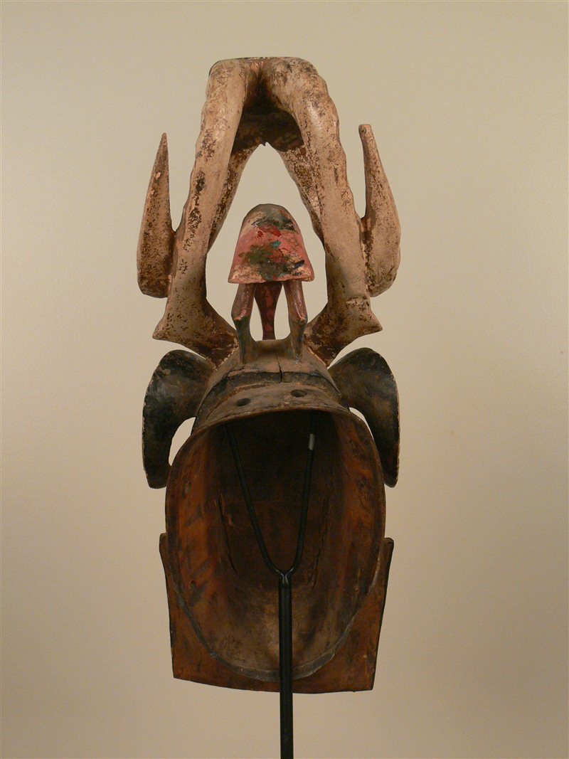 Gouro Zaouli Mask (2862) - African mask, tribal art, primitive art