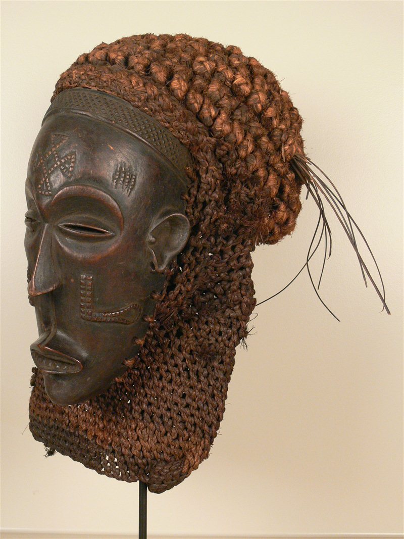 Chokwe Pwo mask (2880) - African mask, tribal art, primitive art
