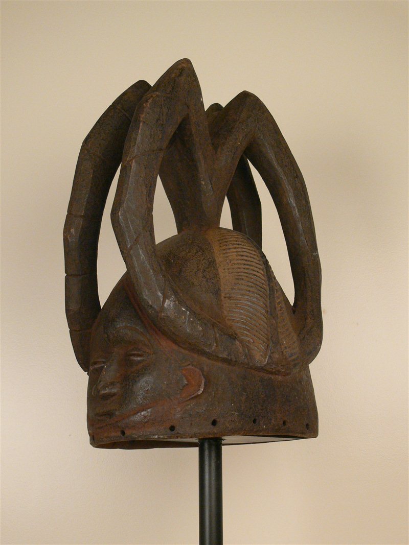 Mendé Helmet (2898) - African mask, tribal art, primitive art