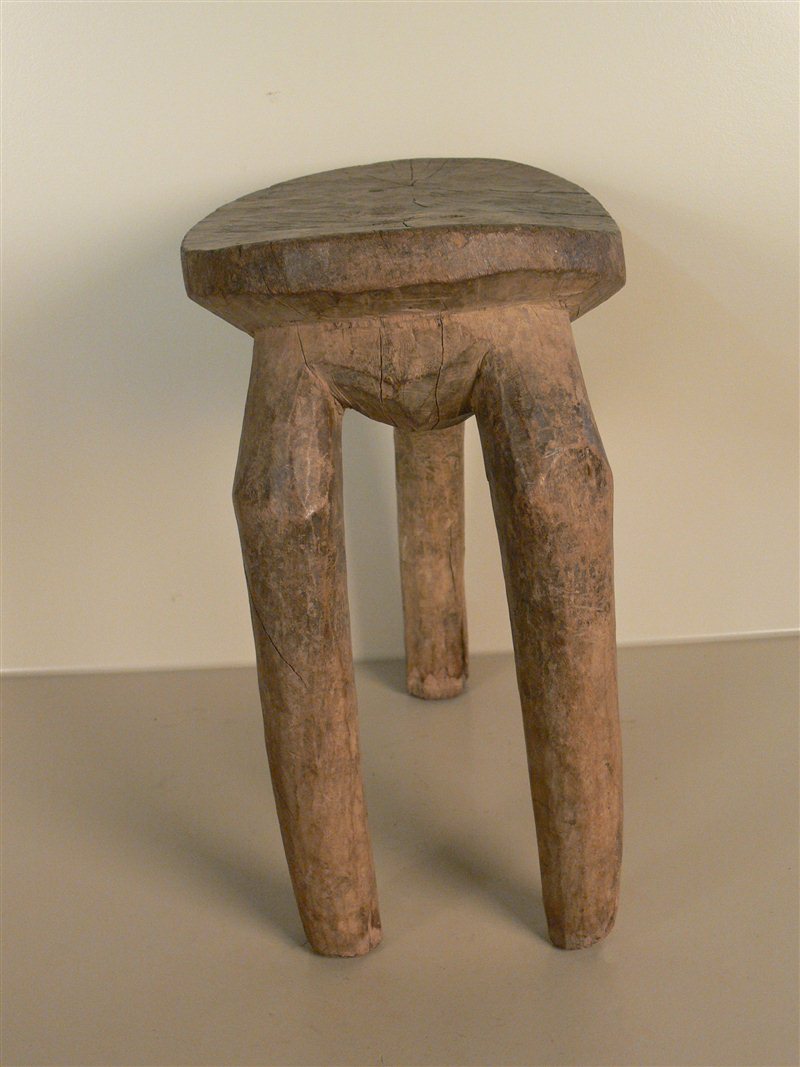 Lobi Stool (2917) - Stool Lobi - African art burkina faso