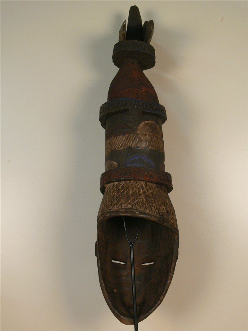 Yaka Mask (2919) - African mask, tribal art, primitive art Yaka