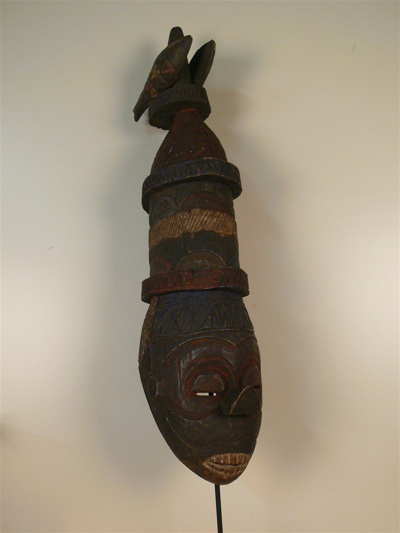 Yaka Mask (2919) - African mask, tribal art, primitive art Yaka