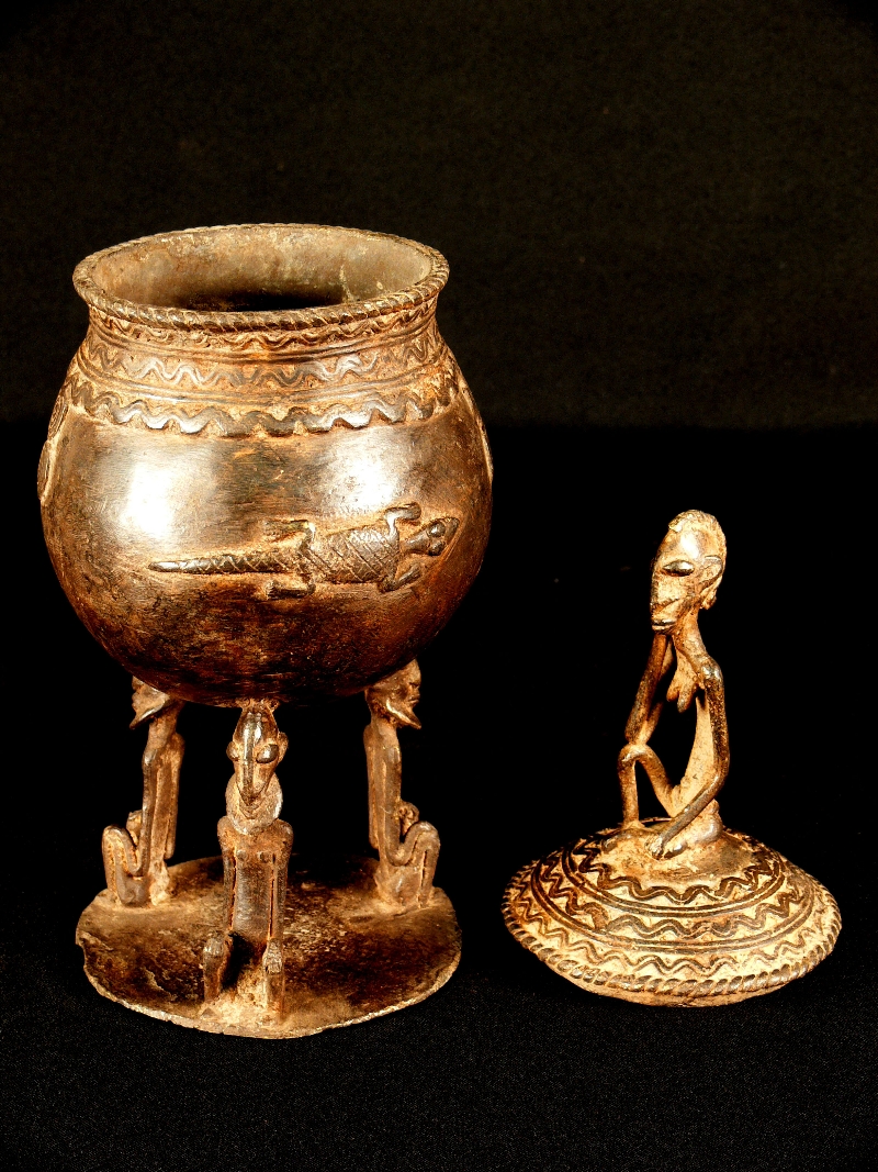 Dogon tin (296) - Pot Dogon - African art mali