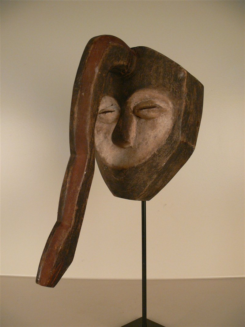 Kwele Mask (2961) - African mask, tribal art, primitive art Kwele