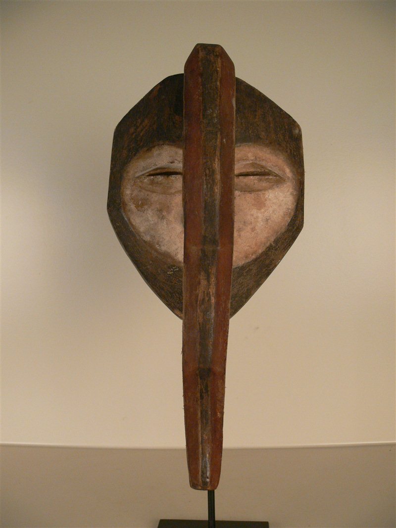 Kwele Mask (2961) - African mask, tribal art, primitive art Kwele
