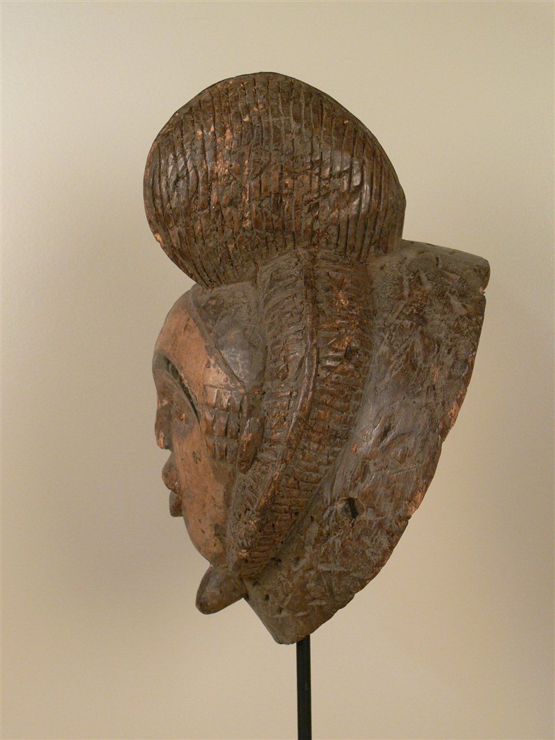 Punu Mask (3046) - African mask, tribal art, primitive art Punu