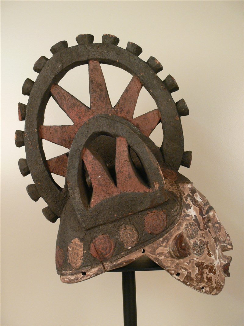 Igbo Agbogho Mmuo Mask (3047) - African mask, tribal art, primitive art