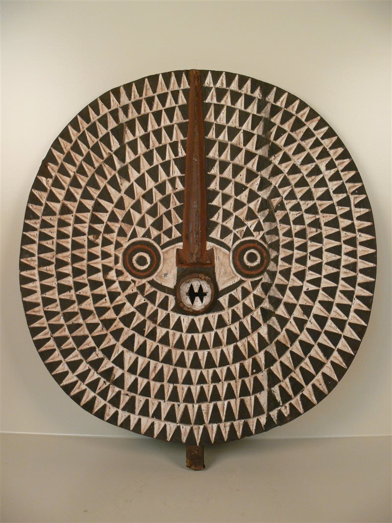 Mossi Bwa Sun Mask (3055) - African mask, tribal art, primitive art